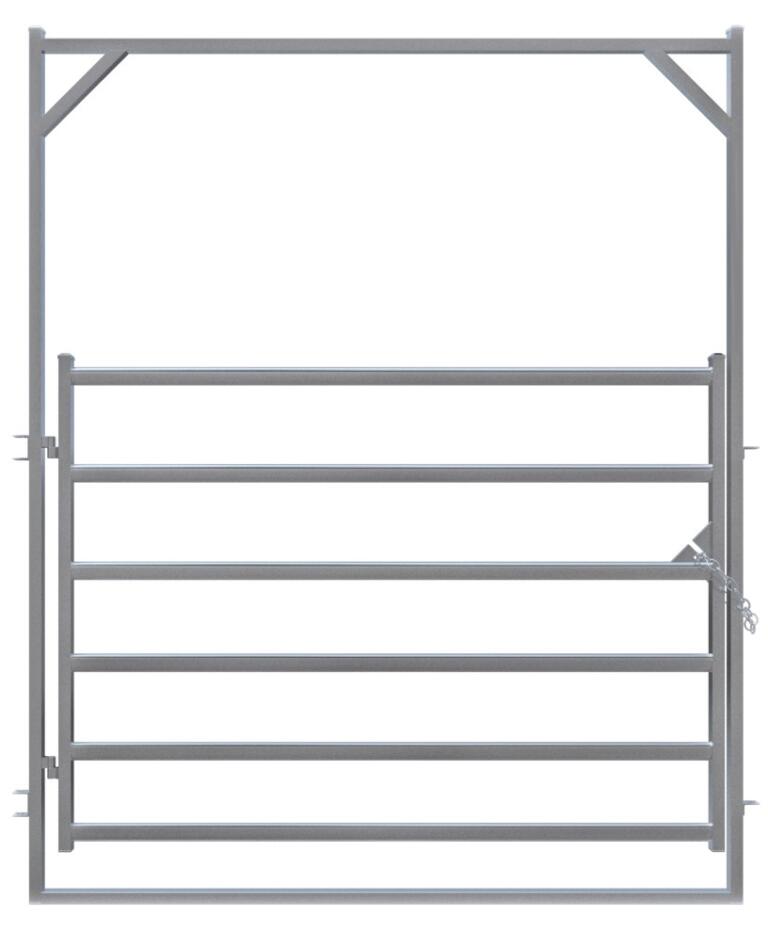 Heavy duty ride through arena swing gates - Three Nines